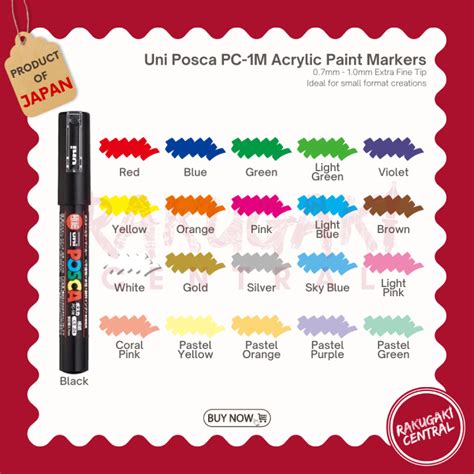Uni Posca PC M Paint Markers Lazada PH