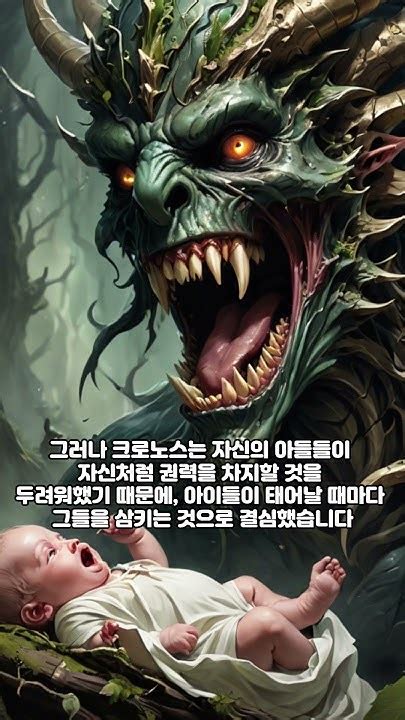 그리스 신화 3 크로노스chronos와 레아의 결혼 Shortsvideo Youtube