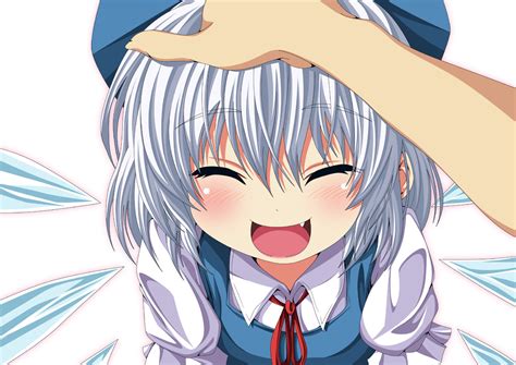 Cute Cirno Headpat Touhou Headpats