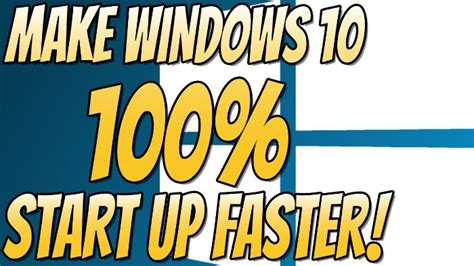How To Turn On Windows Fast Start Up Boot PC Faster ComputerSluggish