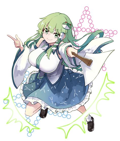 Deetamu Kochiya Sanae Hakurei Frontier Spell Strive Touhou Commentary Request Game Cg
