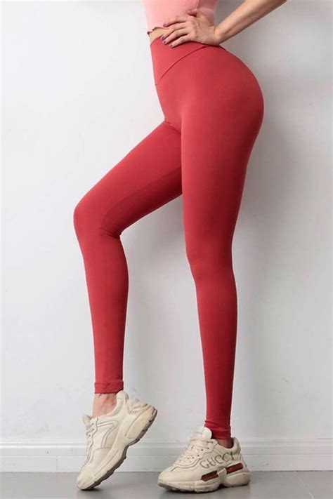 High Waist Scrunch Butt Sports Leggings Enchixa