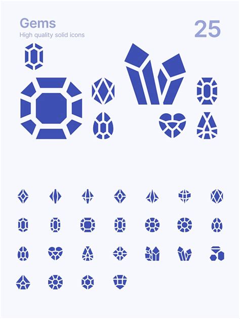 宝石 珠宝 水晶 图标 扁平图标图标icon