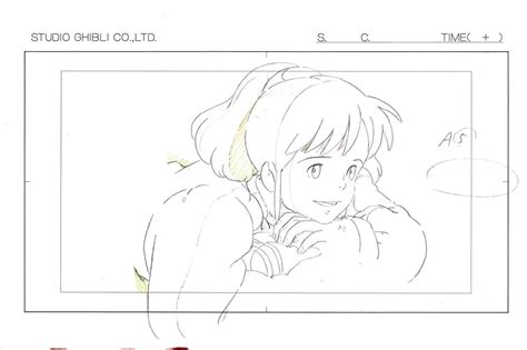 【目立った傷や汚れなし】【直筆・貴重】① 魔女の宅急便 原画 近藤喜文 ジブリ キキ Ghibli 宮崎駿 Kikis Delivery