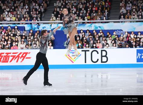Tokyo Japan 14th Apr 2023 Alexa Knierim And Brandon Frazier Usa