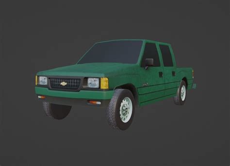 3d Model Chevrolet Luv Double Cabin Vr Ar Low Poly Cgtrader