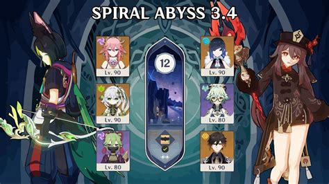 Tighnari Spread Hu Tao Vape 3 4 Spiral Abyss Floor 12 PS4 YouTube
