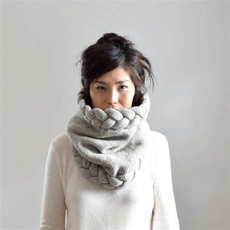 Chunky Cowl Scarf | Круглый шарф, Снуд, Вязаный шарф-хомут