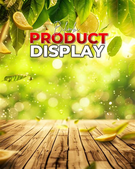 Premium Psd A Poster Design For Product Presentation With Bilimbi