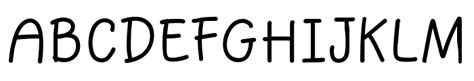 Header Handwritten Font Handwritten Casual What Font Is