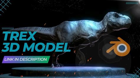 Blender 3 3 T Rex 3d Model Showcase Jurassic World Vfx And Cgi
