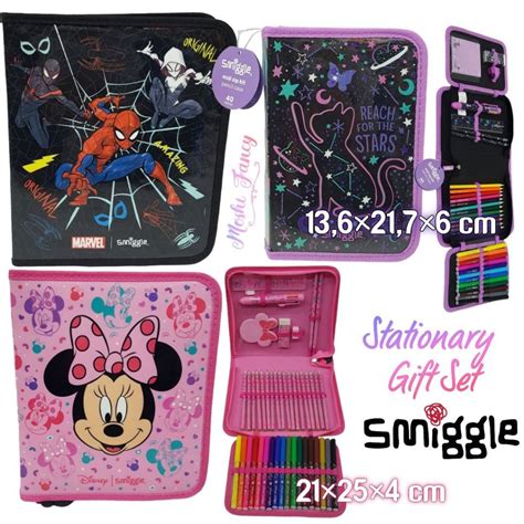 Smiggle Midi Zip Kit Stationary T Setpencil Case Set Smiggle Cat