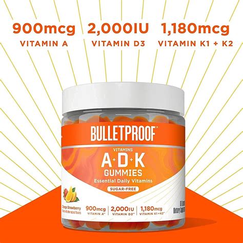Bulletproof Vitamins Adk Sugar Free Gummies Review Vitamin Reviewer