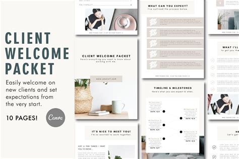 New Client Welcome Packet Client Onboarding Welcome Kit 333093