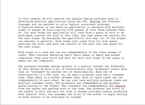 Pipeline And Producer Consumer Design Patterns
