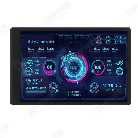 New Computer Monitor 3 5 Inch Kit Ips Type C Type Secondary Screen Cpu Gpu Ram Hdd Combination Set