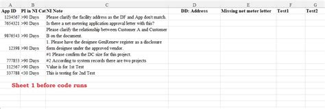 Excel Update Cell When Column Header Matches A List Stack Overflow