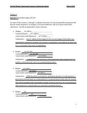 ACC410 Week 4 Homework Answers Submission Sheet Spring 2022 Docx