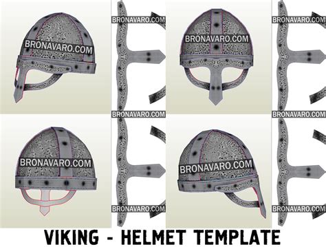 Viking Helmet Pepakura Template Viking Larp By Bro Navaro On Deviantart
