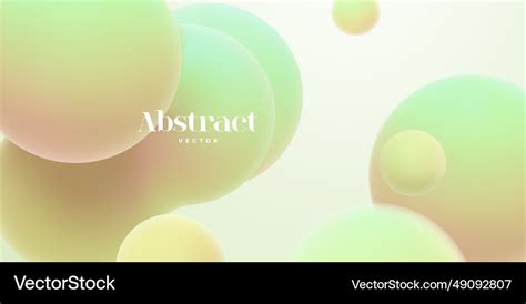 Gradient Background With Soft Metaball Shapes Vector Image
