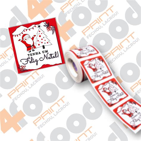 Etiquetas Adesivas Comemorativas Feliz Natal Shopee Brasil
