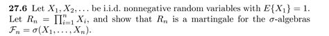 Solved 276 Let X1 X2 Be Iid Nonnegative Random