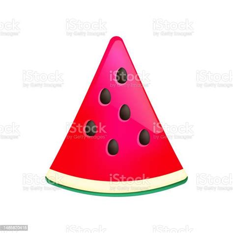 씨앗을 가진 빨간 수박 조각 여름 과일 농장 개념 3d 벡터 아이콘입니다 3차원 형태에 대한 스톡 벡터 아트 및 기타 이미지 3차원 형태 건강한 생활방식 건강한