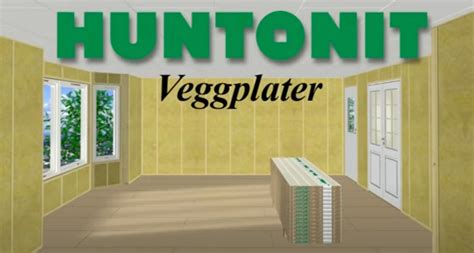 Huntonit Veggplater Enkel Montering Xl Bygg