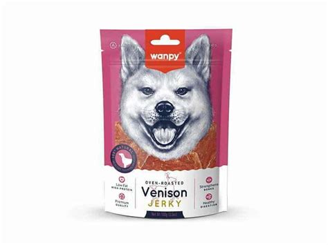تشویقی سگ ونپی مدل Venison Jerky بسته 100 گرمی پت شاپ آنلاین اورنگ پت