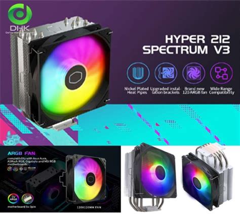 Promo Cooler Master Hyper 212 Spectrum V3 Argb Cpu Cooler Diskon 23 Di Seller Scrollbox Store