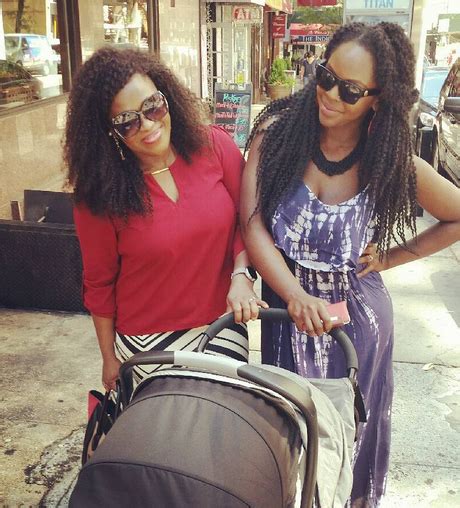 Uche Jombo Her Hubby And Son Take A Walk On The Streets Of Nyc