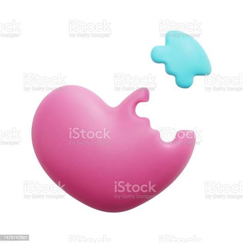 3d 이행 아이콘 벡터입니다 흰색 배경에 격리 3d 심장 사랑 발렌타인 데이 개념 만화 최소한의 스타일 3d 심장 아이콘 벡터 렌더링 그림입니다 3차원 형태에 대한 스톡