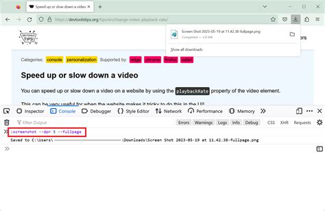 Take High Resolution Screenshots Of Web Pages