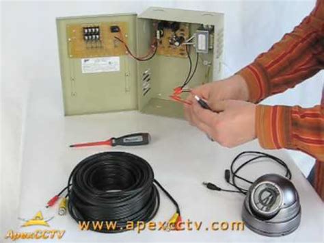 Video Tutorial How To Power Your CCTV Security Cameras YouTube