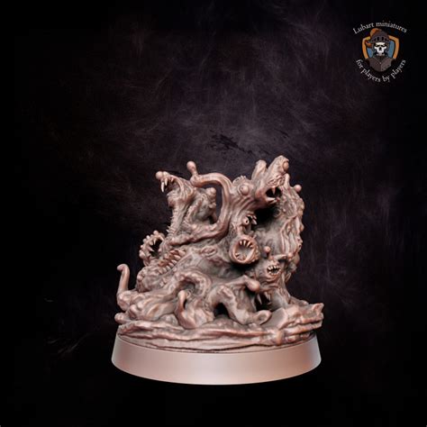 3d Printable Gibbering Mouther By Lubart Miniatures