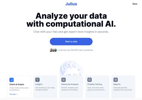 Julius Ai Your Ai Data Analyst 用于数据可视化和分析的ai数据分析师