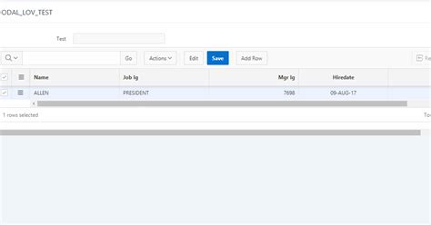 Oracle APEX Capabilities OAC About Plug In Modal LOV IG