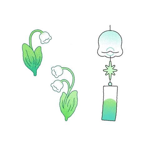 주년 On Twitter 은방울꽃 버블 아트 그림