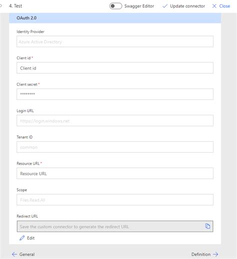 Create Custom Connector Graph Api Wrapper But No Power Platform