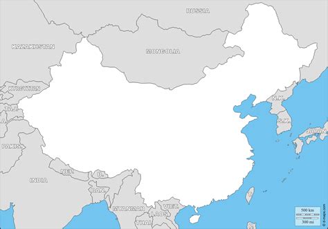 China Free Map Free Blank Map Free Outline Map Free Base Map