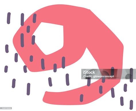 재미있는 장난기 넘치는 다채로운 그래픽 요소 핸드 페인팅 낙서 자유형 모양 파스텔 일러스트 레이 션 배경 0명에 대한 스톡 벡터 아트 및 기타 이미지 Istock