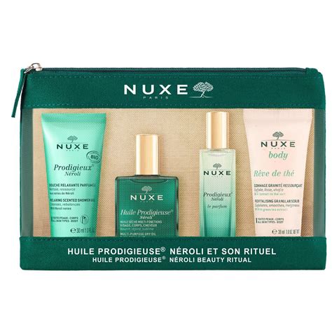 Huile Corps Prodigieuse Nérolie et Son Rituel Bio Trousse NUXE la