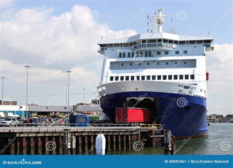 Ro Ro Passenger Ferry Stock Image Image Of Schedule 68092461