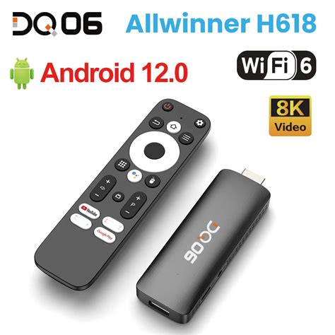 Dq06 Atv Mini Tv Stick Android 12 Tv Box Allwinner H618 Quad Core