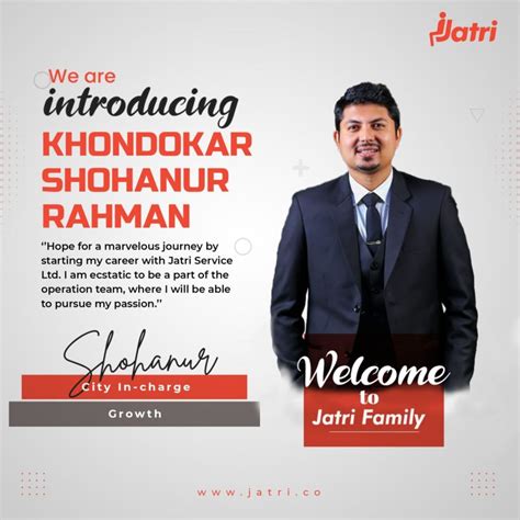 Khondokar Shohanur Rahman On Linkedin Thank You Team Jatri