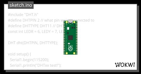 Dhtled Wokwi Esp32 Stm32 Arduino Simulator
