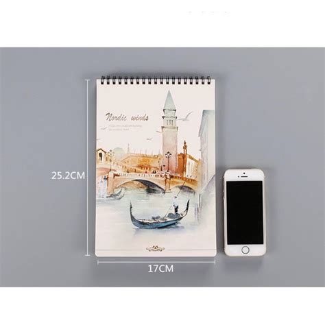 B5 Spiral Notepad Diary Horizontal Blank Paper Inn Vicedeal