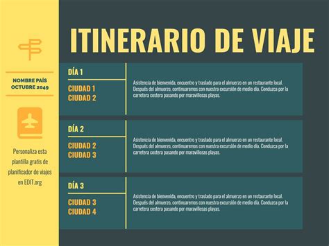 consumidor abeja Picotear plantilla excel planificar viaje Subir Tío o