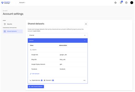 View And Manage Shared Datasets Accutics Standardize Accutics