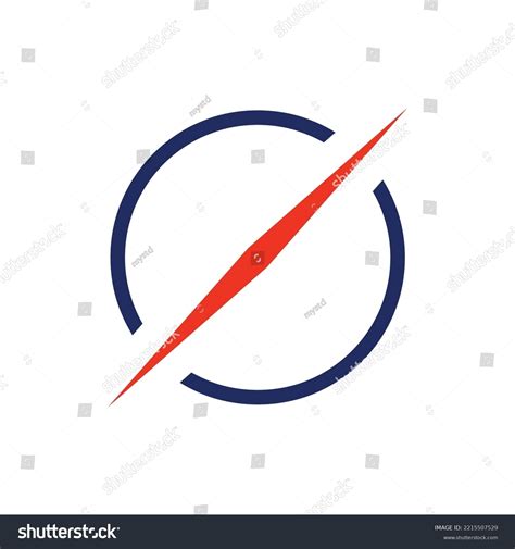 Compass Logo Design Minimalist Compass Icon Stock Vector Royalty Free